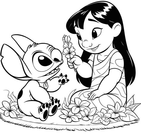 Lilo And Stitch Coloring Pages 43 Brand New Coloring Sheets