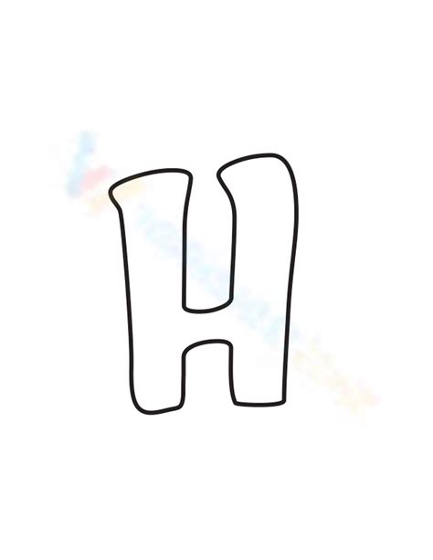 Letter H Worksheet