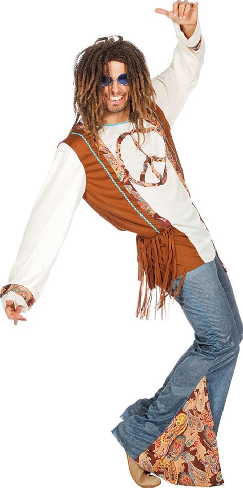Hippie Flower Power Kostüm 70er Jahre Hippiekostüm Retro Woodstock