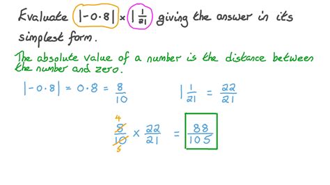 question video multiplying absolute values of decimal numbers by mixed numbers nagwa
