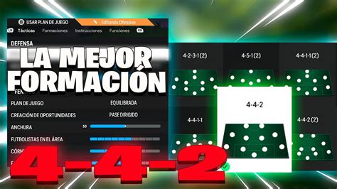 FORMACION META PARA EMPEZAR EN EA FC 24 TÁCTICAS E INSTRUCCIONES