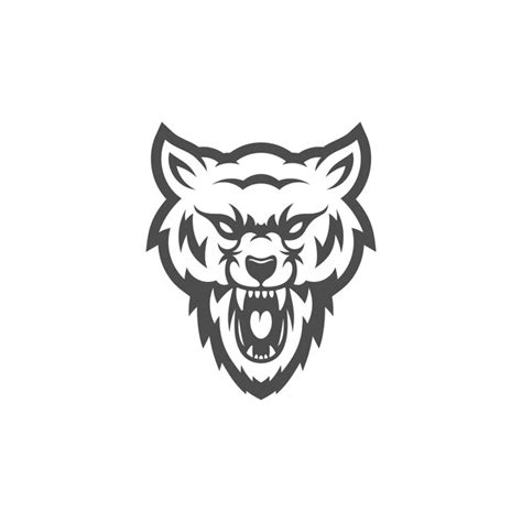 Premium Vector Wolf Head Illustration Logo Design Wolf Mascot Vector
