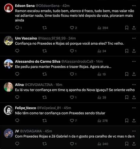 Estudo Vasco mostra carência de reforços MeuVasco