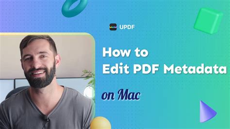 How To Edit Pdf Metadata On Mac Updf Youtube