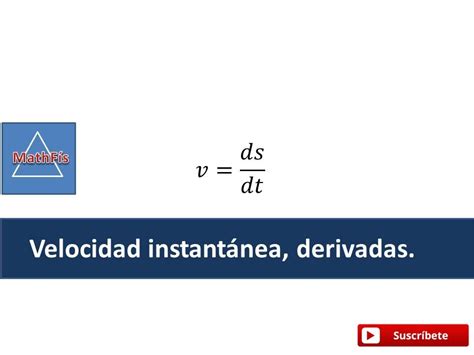 Como Calcular La Velocidad Instantanea Con Derivadas Ecer