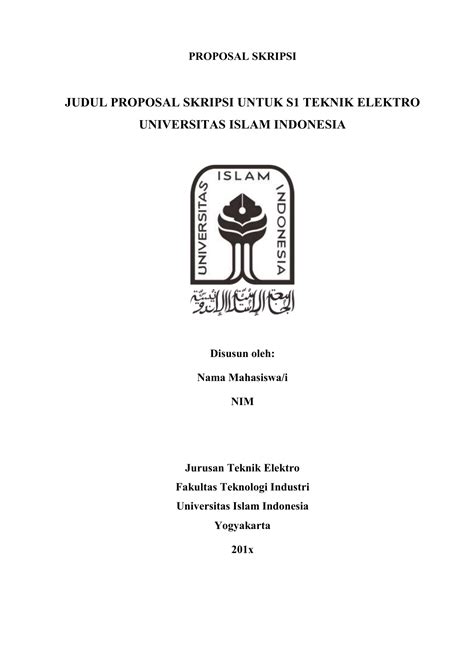Contoh Proposal Teknik Informatika Pdf Commerciallasopa
