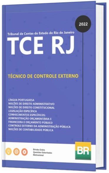 Apostila TCE RJ 2022 Impressa Balcão de Concursos