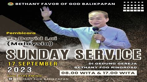 Ps David Lai Malaysia Ibadah Raya 1 Main Hall Ringroad YouTube