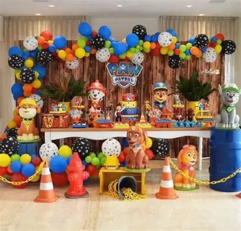 Decoração De Aniversario Infantil Da Patrulha Canina Últimas Decoração