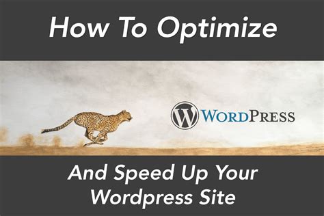 12 Ways To Optimize And Speed Up Your Wordpress Website Wiyre