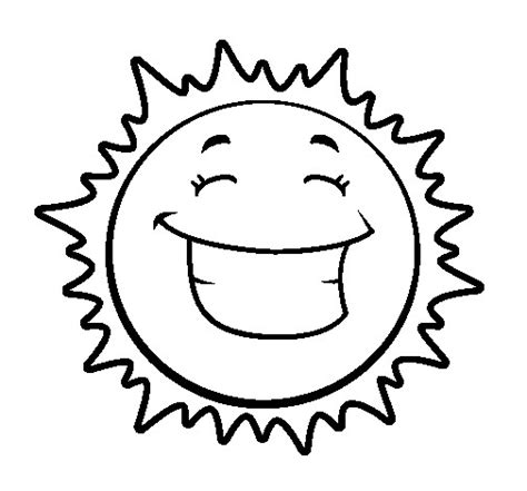 Coloriage Soleil En Bon Humeur Dessin Gratuit Imprimer