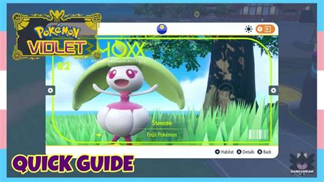 Where To Catch Steenee In Pokemon Scarlet Violet Location Quick
