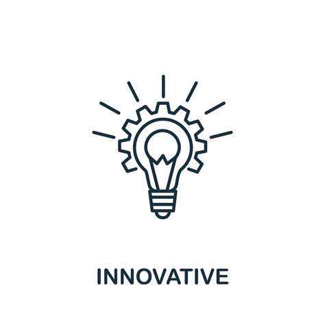 icono innovador de la colección Industry 4 0 símbolo innovador de