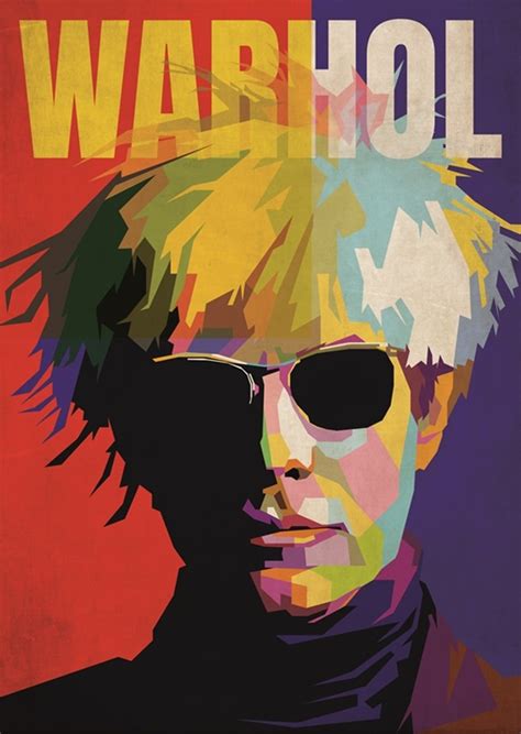 Andy Warhol Pop Art Poster Von Adam Khabibi Printler