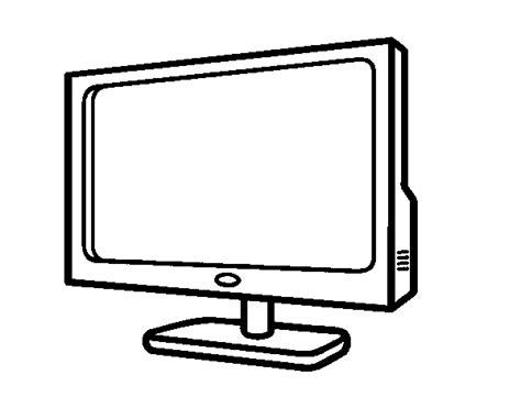 Flat Screen Coloring Page Imagenes De Pantalla Para Colorear Free The