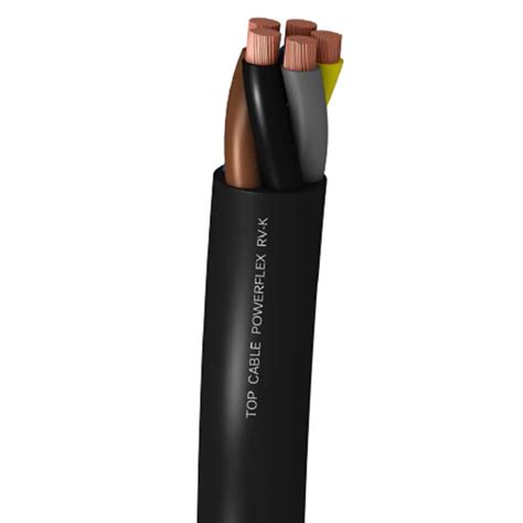 Cable eléctrico flexible Powerflex Rv K 4g16 0 6 1kv Cable 4x6 Awg