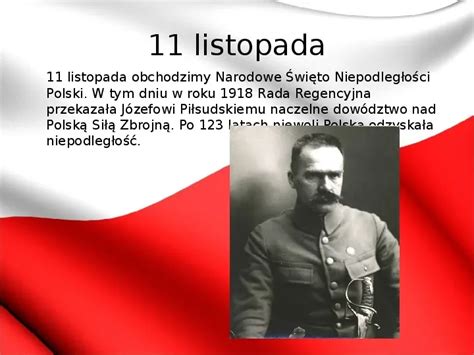 Prezentacja narodowe święto niepodległości Świat prezentacji