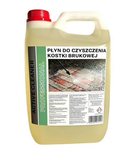 Płyn koncentrat ACTIVE CLEANER do czyszczenia mycia kostki brukowej 5l