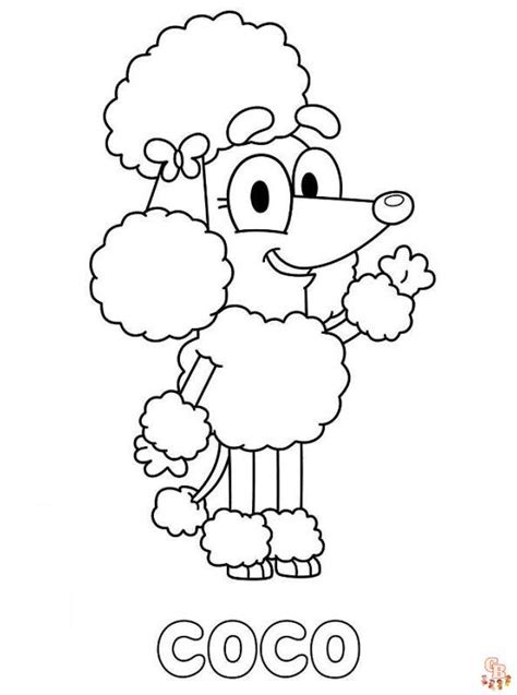 Bluey Kleurplaten Creatief Plezier Voor Kinderen