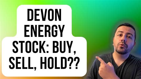 Devon Energy Stock Buy Sell Or Hold The Motley Fool