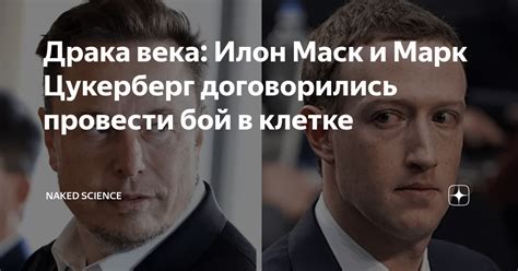 Драка века Илон Маск и Марк Цукерберг договорились провести бой в