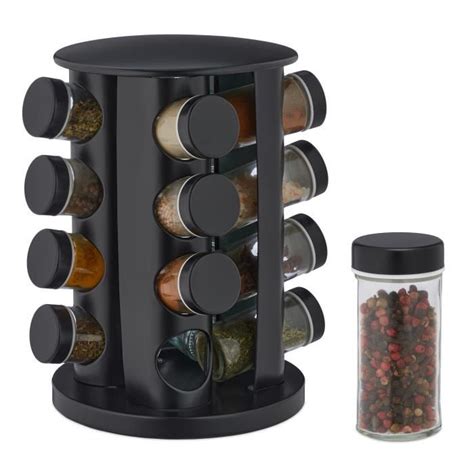 Tourniquet à épices avec pots en verre 10043743 0 Cdiscount Maison