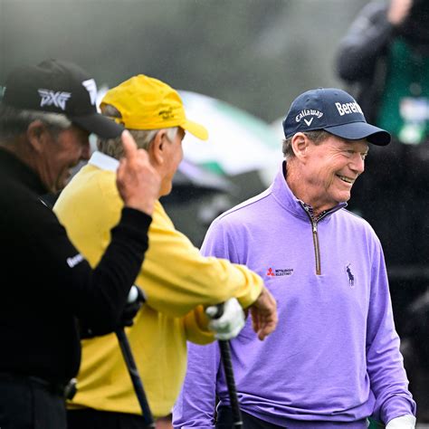 Honorary Starters And Masters Champions Gary Player Jack Nicklaus And
