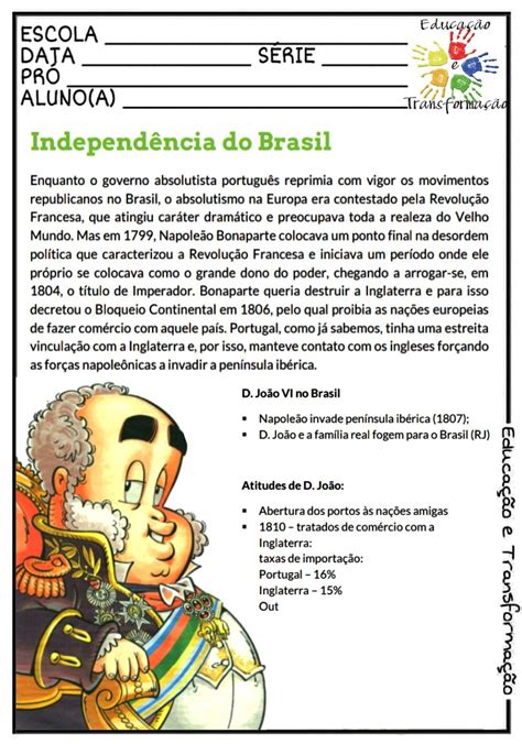 Bicentenário Da Independência Do Brasil Redação