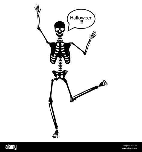 Dancing Cartoon Skeleton