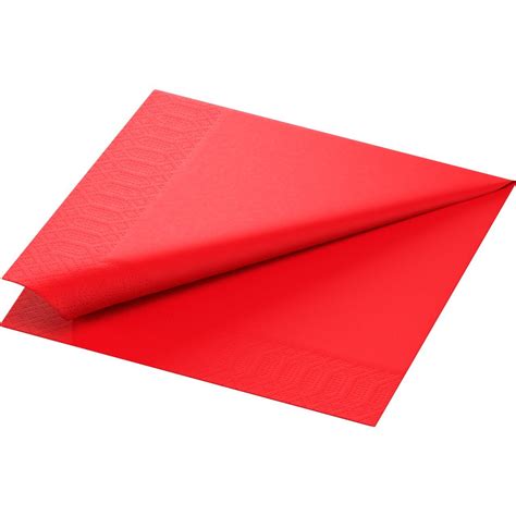 Duni Servetten 2 Laags 40 X 40 Cm Rood Pak 125 Stuks Sligro Nl