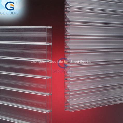 Lexan Clear Twin Wall Polycarbonate Plastic China PC Sheet And PC