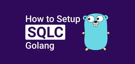 how to setup sqlc crud api with golang and gin gonic 2024