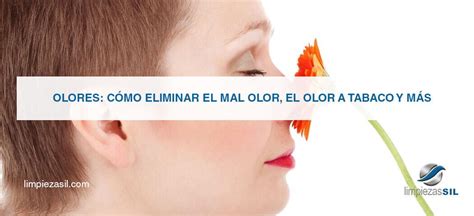 Cómo eliminar el mal olor y olor a tabaco Limpiezas SIL