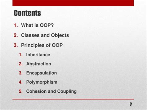 object oriented programming concepts ppt download