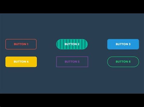 Comment Animer Un Bouton Avec HTML CSS Partie 1 YouTube