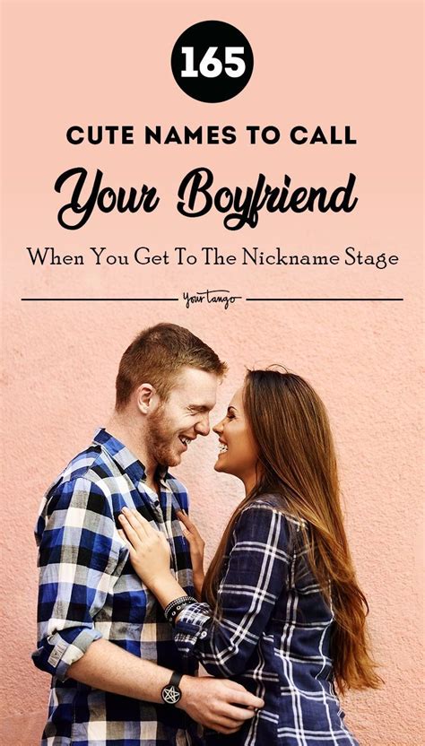 Cute Names To Call Your Boyfriend When You Get To The Nickname Stage
