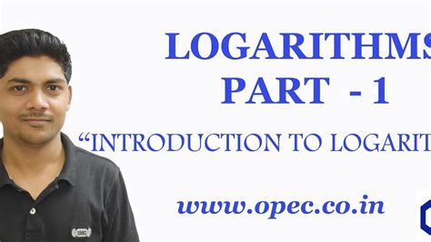 logarithms part 1 intro to logarithms youtube