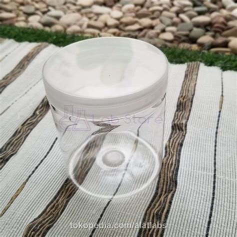 Jual Toples Plastik Cylinder Jar Snack Kue Kering Keripik Permen 600 Ml