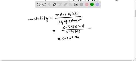 solved calculate the freezing point in oc of a solution that contains 41 2 grams of nacl