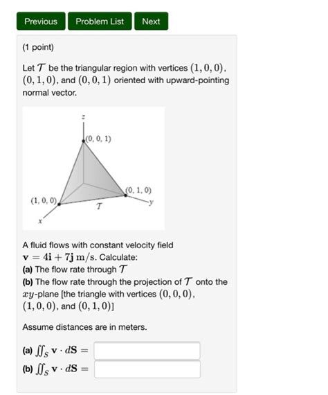 solved let tau be the triangular region with vertices 1 0