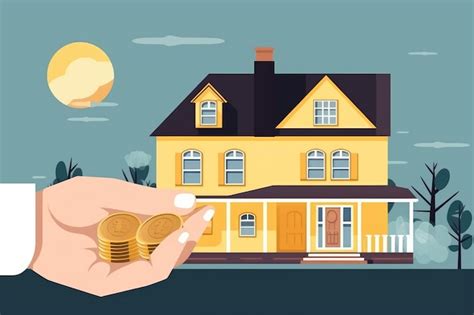 Premium Ai Image Down Payment For House Purchasing Mortgage Or Real