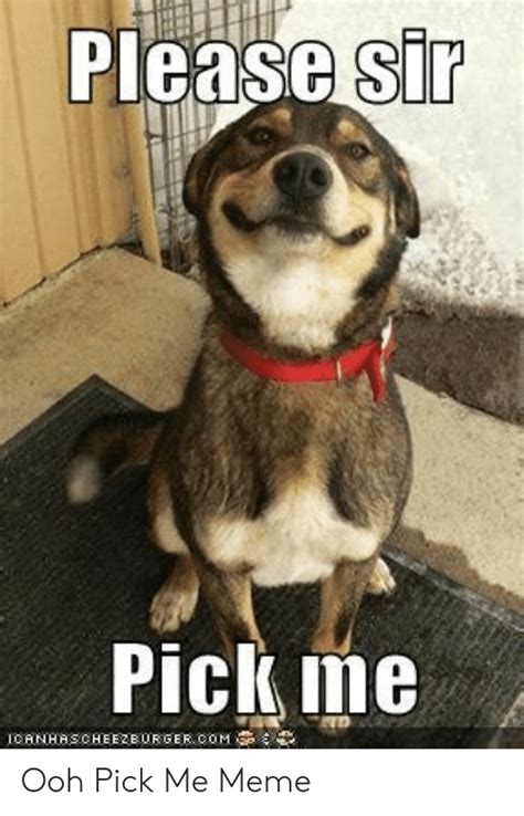 Ooh Pick Me Meme