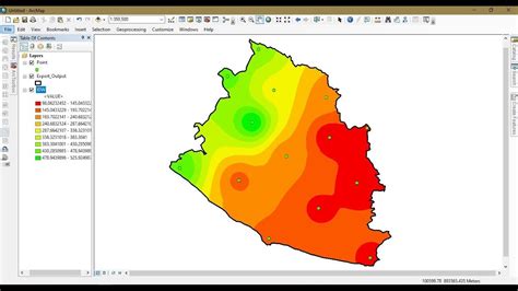 geostatistical analysis spatial interpolation rainfall estimation using idw technique in