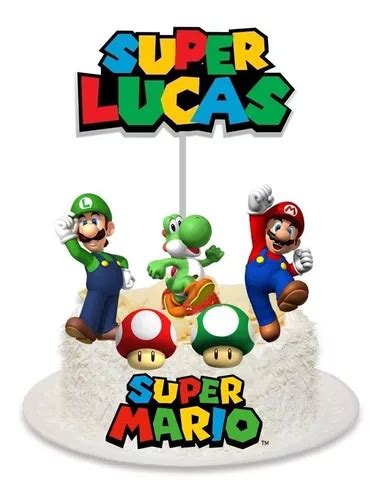 Topo Topper De Bolo Super Mario à venda em São Paulo Zona Leste São