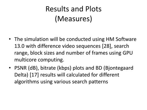 ppt analysis of motion estimation algorithm hevc using multi core processing powerpoint