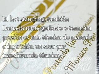 Hot Stamping Ppt