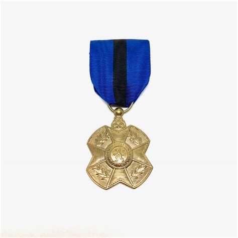Médaille d Or de l Ordre de Léopold II P De Greef Medals
