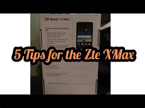 5 Tips For Zte Blade X Max Device YouTube