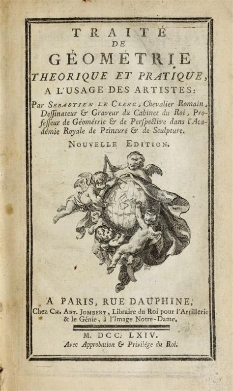 An Old Book With Black Ink On White Paper And The Title Page In French