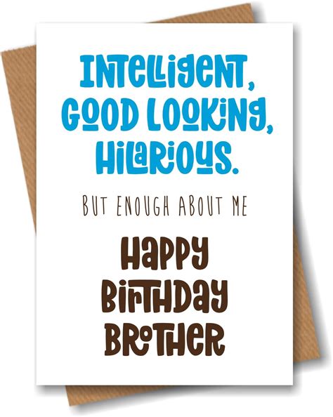 Central 23 Rude Birthday Cards For Men Brother Birthday Card Funny